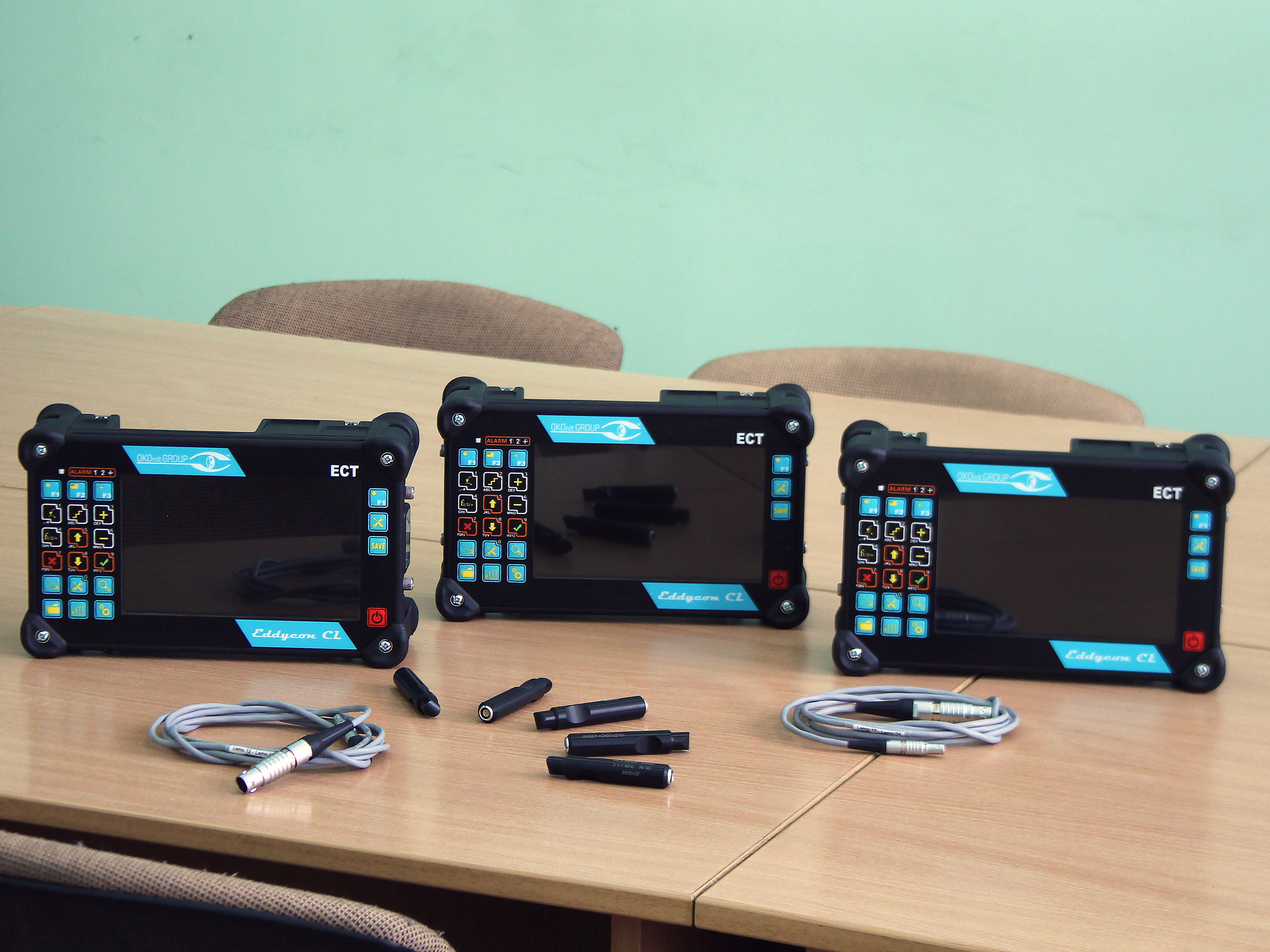 SNK OS-3 automated non-destructive rail axles testing system during ...